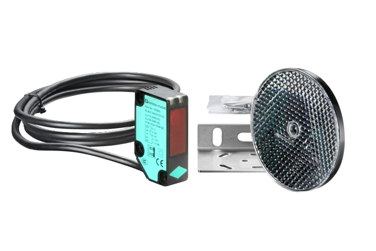 Photocell Two-way reflector light barrier, power supply only necessary ...