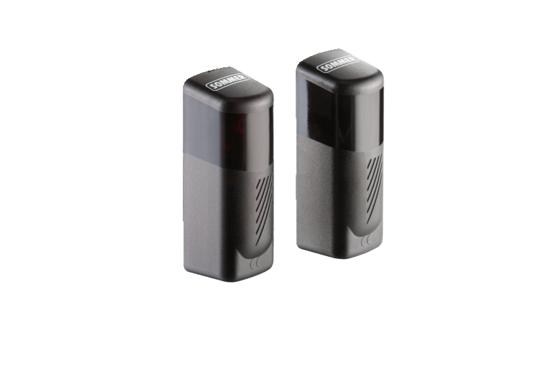 One-way photocell, can rotate 180°, 4-wire, battery-operated | SOMMER